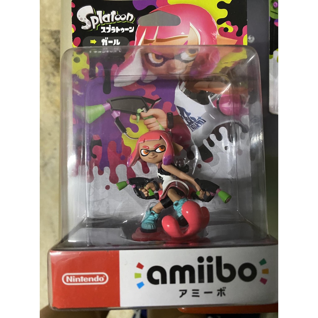 任天堂 AMIIBO SWITCH NS 漆彈大作戰2 斯普拉遁2 SPLATOON 2 粉色女孩 | 蝦皮購物