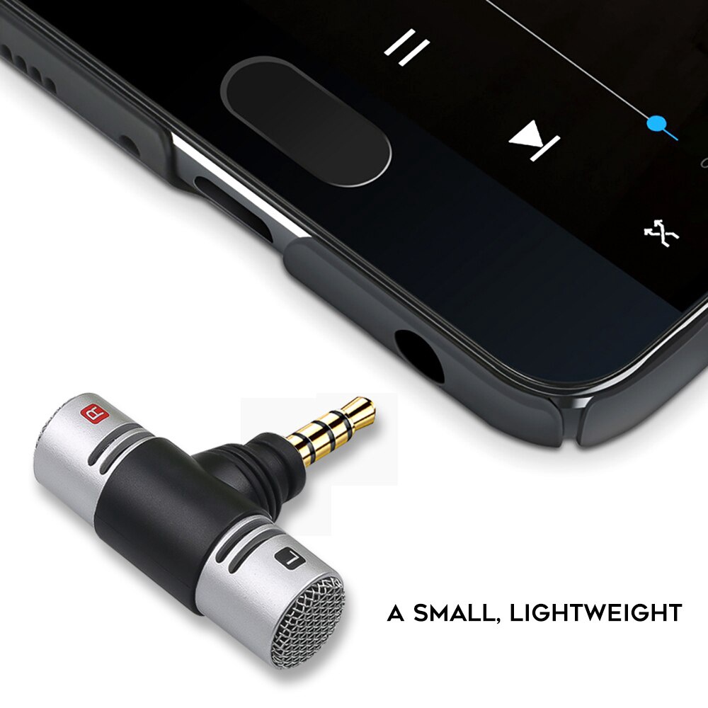 Mini 3.5mm Jack Microphone Support Stereo With Mic | 蝦皮購物