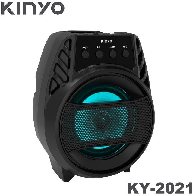【MR3C】含稅 KINYO 金葉 KY-2021 輕巧型K歌喇叭 行動KTV 藍牙喇叭 K歌音箱(附麥克風) | 蝦皮購物