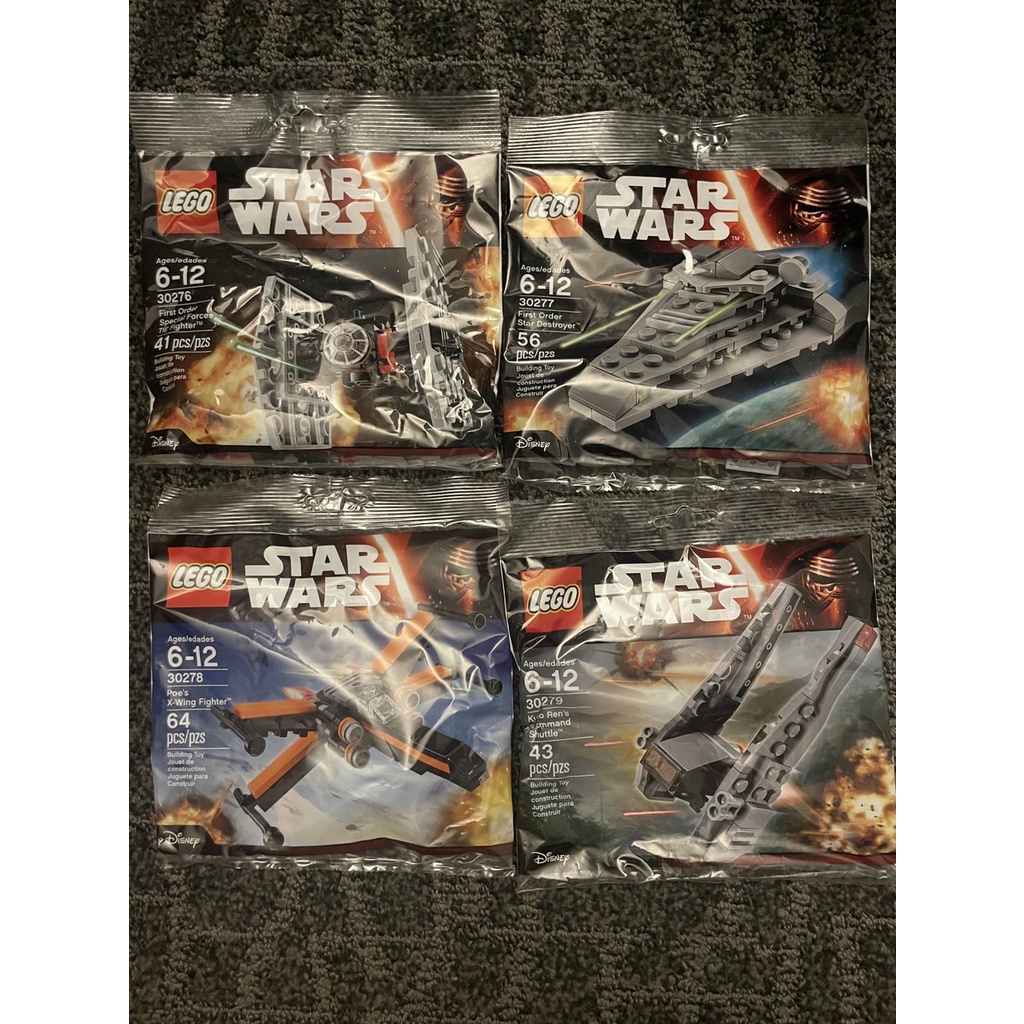 【樂高王】LEGO STAR WARS 星戰系列 Polybag 30276 30277 30278 30279 -全套 | 蝦皮購物
