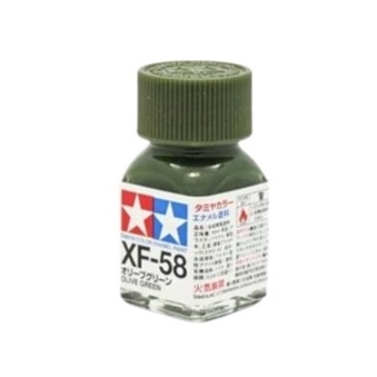 TAMIYA 田宮 油性法瑯漆 XF-58 消光橄欖綠色 10ml 貨號XF58 | 蝦皮購物