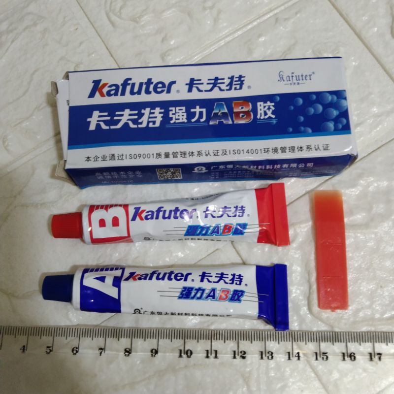 全新 台灣 現貨 過期品 卡夫特強力AB膠 卡夫特 強力 AB膠 16克 加強版 KAFUTER 金屬 玻璃 陶瓷 木材 | 蝦皮購物