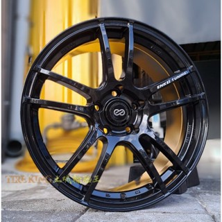 土城輪胎王 新款色 ENKEI SC24 18吋鋁圈 平光古銅 亮黑 5/114.3 五爪開叉 閃卡鉗 | 蝦皮購物