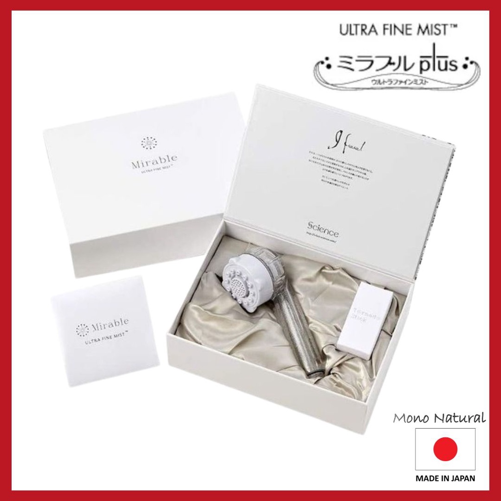 [日本直送/日本正品] Science Mirable Plus 除氯蓮蓬頭 超細霧 淋浴 美容 微氣泡 | 蝦皮購物