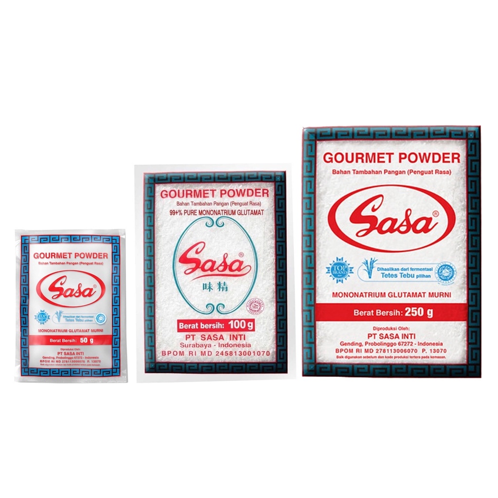 印尼 SASA Gourmet Powder 味精 50g/100g/250g | 蝦皮購物