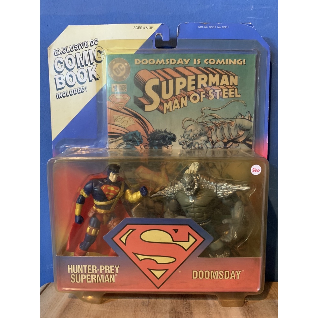 KENNER 肯納 SUPERMAN &DOOMSDAY 超人&毀滅日 超人漫畫 雙人組合吊卡 | 蝦皮購物