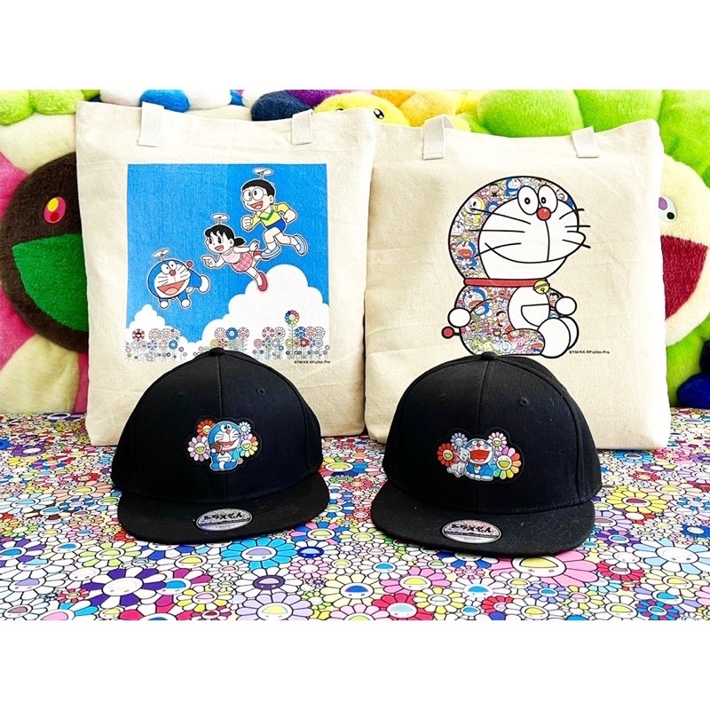 哆啦A夢 x 村上隆 聯名 棒球帽 DORAEMON×TAKASHI MURAKAMI Cap | 蝦皮購物