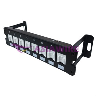 ASIAWIRE 12埠壁掛模組式跳線面板(空架) | 蝦皮購物