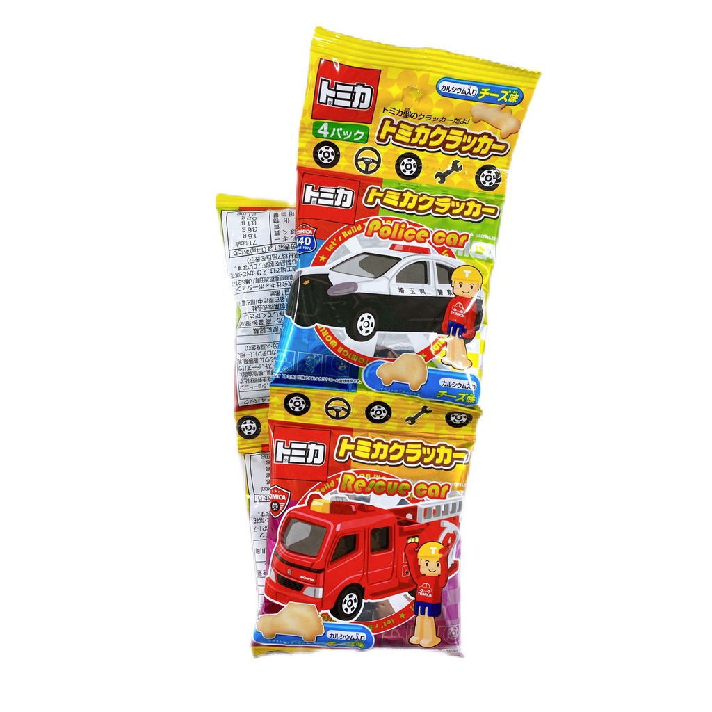【多美】日本零食 TOMICA 多美汽車4連起司餅(56g) | 蝦皮購物
