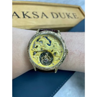 RAKSA DUKE 羅薩公爵 機械錶 針扣式 皮錶帶 鏤空 商務錶 質感錶 男錶 女錶 | 蝦皮購物