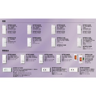 Panasonic 國際牌 RISNA系列 蓋板 WTRF6101 WTRF6102 開關系列用蓋板 1連 2連 白 灰 | 蝦皮購物