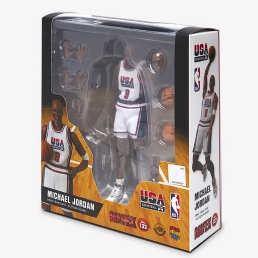 BEETLE MAFEX MICHAEL JORDAN NBA 麥可 喬丹 1992 美國隊 NO.132 可替換公仔 | 蝦皮購物