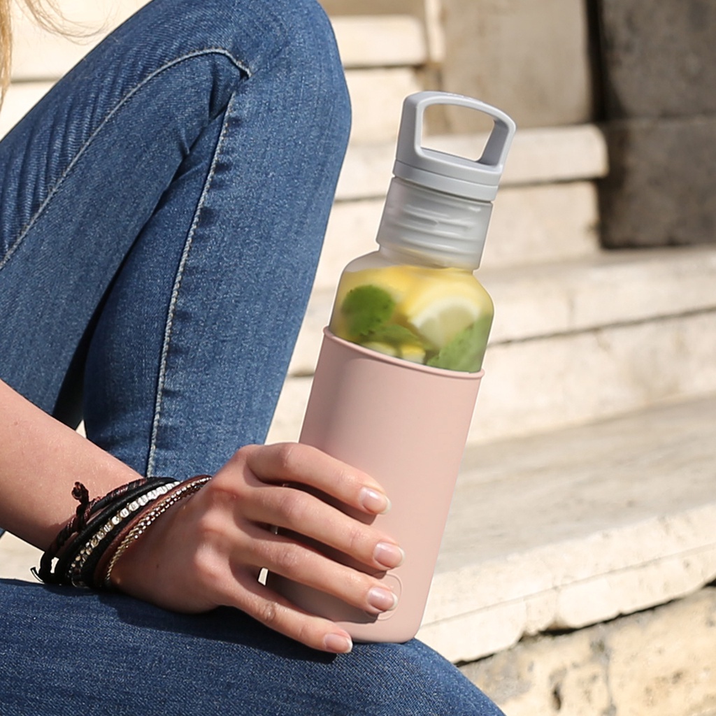 【2件9折】美國 HYDY 輕靚系列 透明水瓶 霧白瓶 (拿鐵) 590ml 水瓶 冷水瓶 | 蝦皮購物