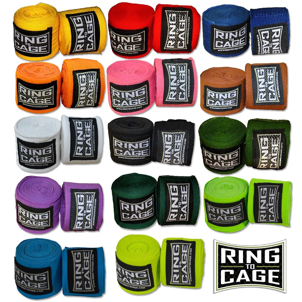 [民生拳館] R2C Ring To Cage 墨西哥風格 拳擊 彈性 手綁帶 4.5公尺 | 蝦皮購物