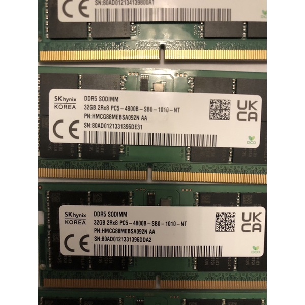 Micron Sk Hynix Samsung 美光 海力士 NB-DDR5 8GB 16G 32GB 原廠筆記型記憶體 | 蝦皮購物