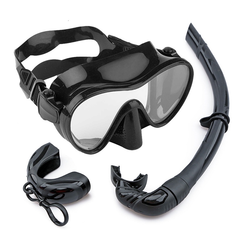 Junhaiins Scuba Snorkel 潛水面罩,大號寬的多鏡頭視圖浮潛面罩,適合水肺潛水 | 蝦皮購物