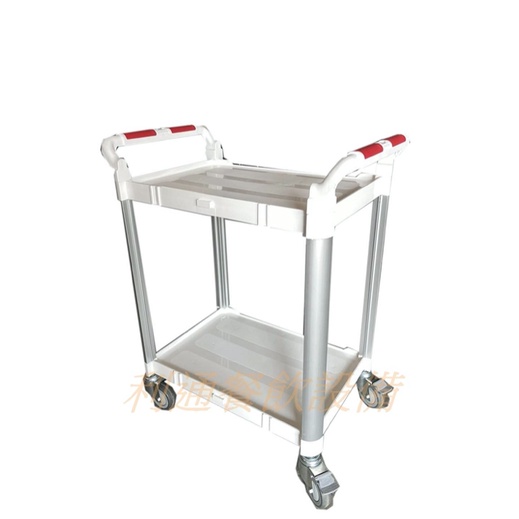 《利通餐飲設備》台製 KT-707E1 工作車 兩層工作推車- 手推車～出餐車～多功能-2層推車～碗盤回收車 | 蝦皮購物