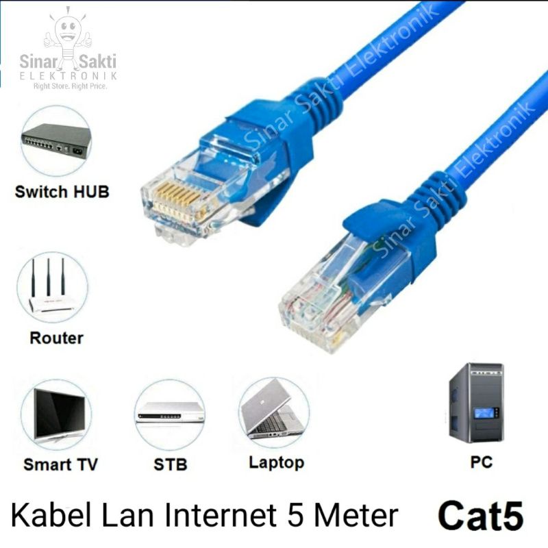 局域網電纜 5m 5 米 M 室外 FTP CAT5 UTP 互聯網即用型 RJ45 | 蝦皮購物