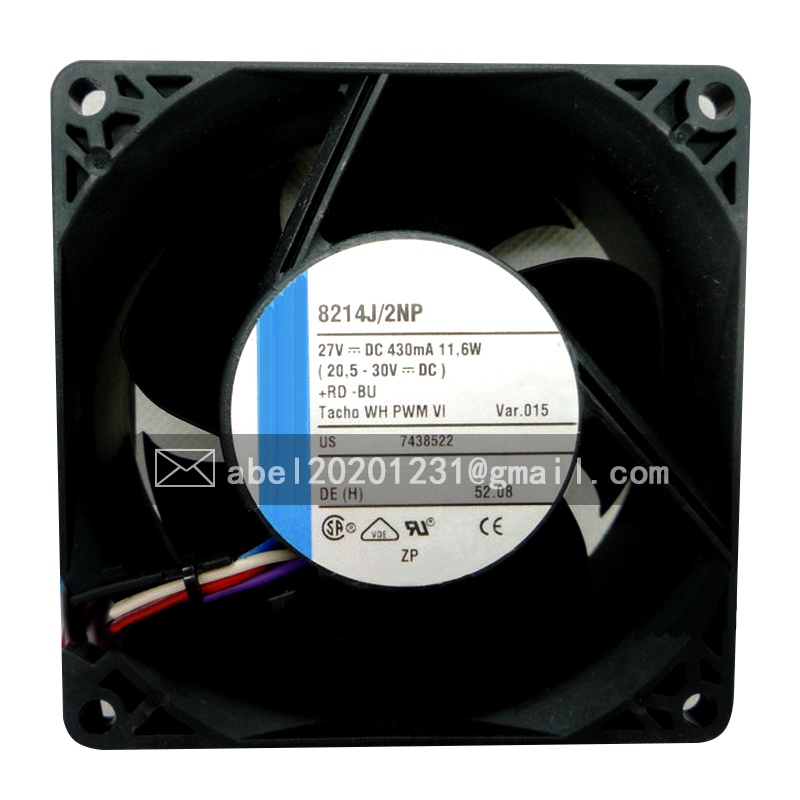 YTH 全新 8214J/2NP 8214 J/2NP 27VDC 散熱風扇 8038 80*80*38MM | 蝦皮購物