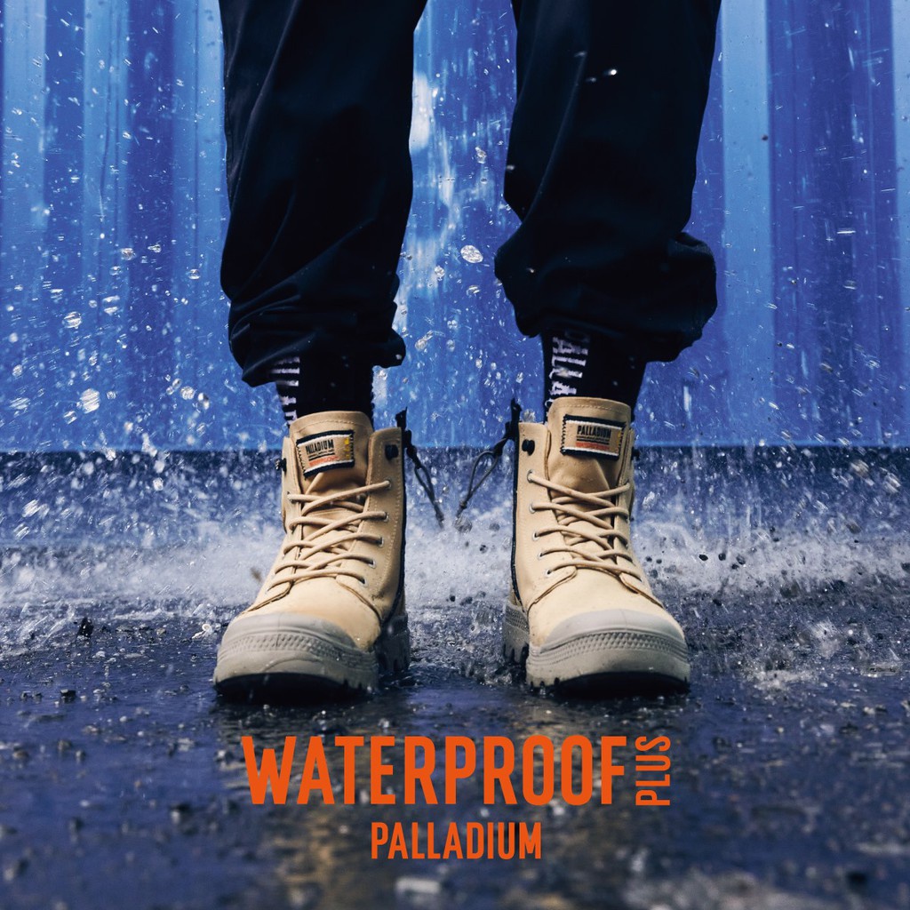 JASON DR(免運費) PALLADIUM 再生科技 輕量拉鍊 防水靴 卡其色 77037-274 | 蝦皮購物