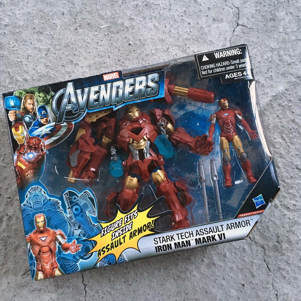 Marvel The Avengers Stark Tech Assault Iron Man Mark VI 鋼鐵人 | 蝦皮購物