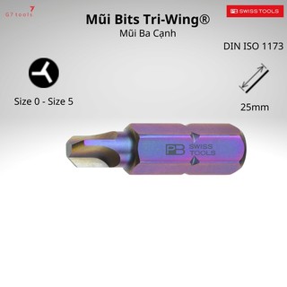 Bit Tri Wings 三尖 (3) 邊緣從尺寸 0 - 尺寸 5 PB 瑞士工具 C6.189 | 蝦皮購物