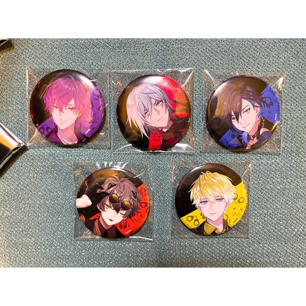 (現貨) 彩虹社 Nijisanji Noctyx「半周年-徽章」Alban Sonny Uki Fulgar Yugo | 蝦皮購物