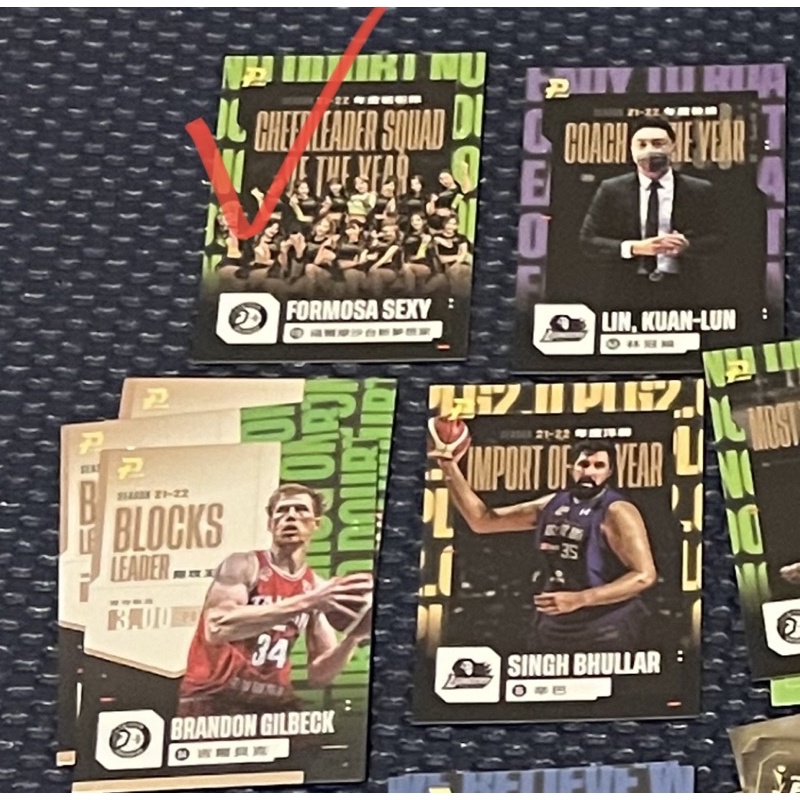 台灣職籃 P.LEAGUE+ PLG 年度球員卡 2021-2022賽季 新竹攻城獅 年度獎項卡 吉爾貝克 | 蝦皮購物