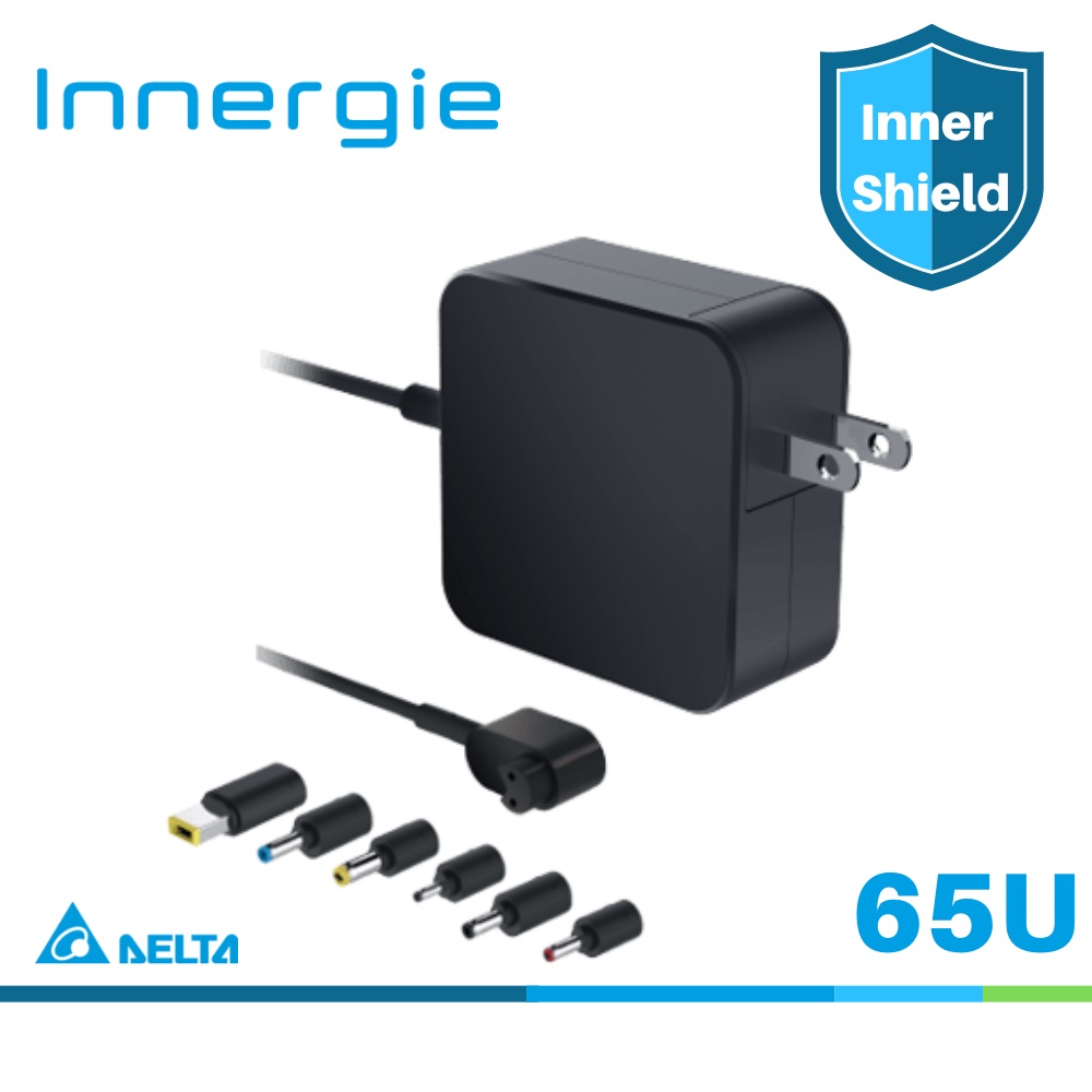 【Innergie 】筆電充電器 65U USB-C 65w (黑) 多種接頭選擇 | 蝦皮購物