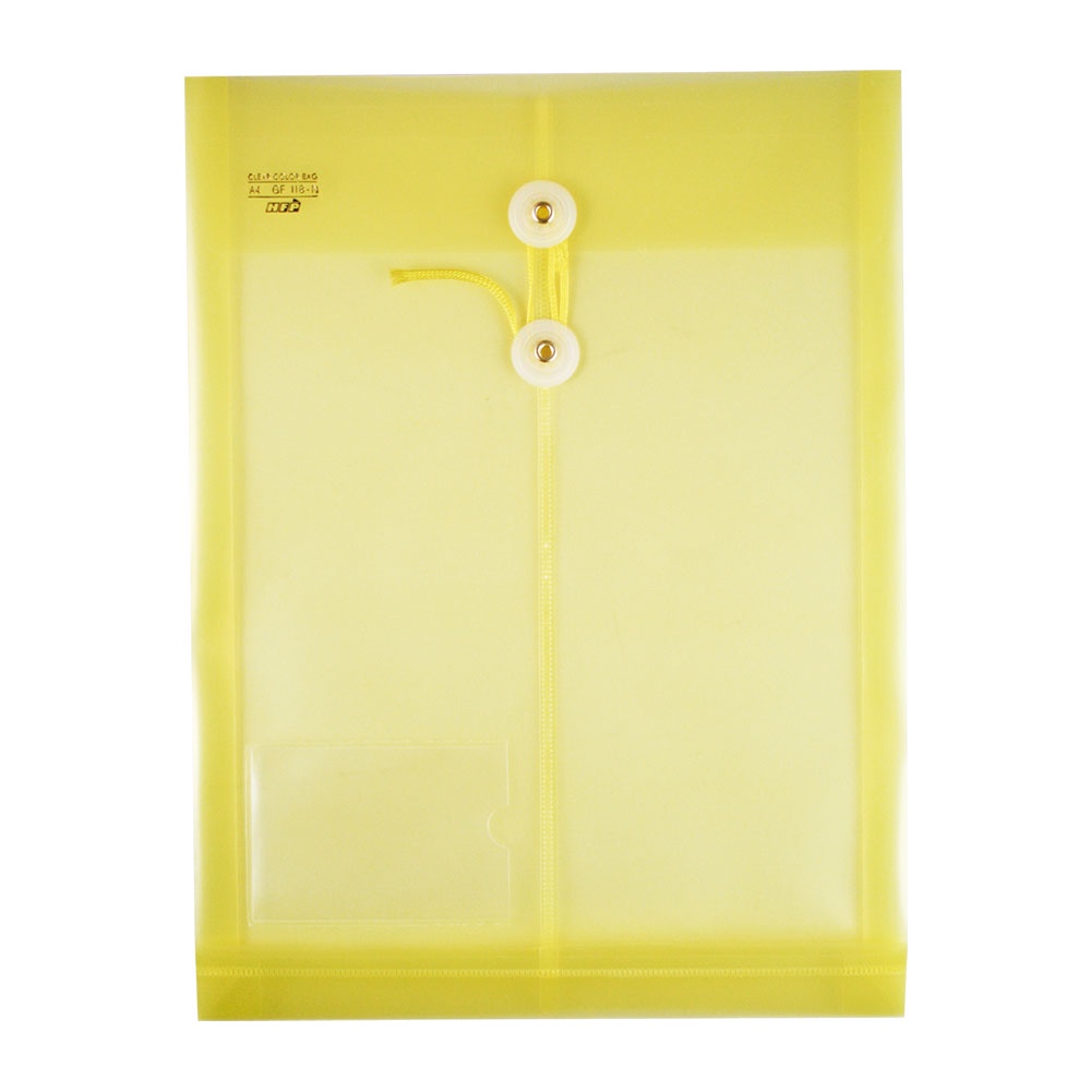 HFPWP PP附繩立體文件袋 A4 附名片袋 直式 GF118-N 白 綠 紅 黃｜史泰博 | 蝦皮購物
