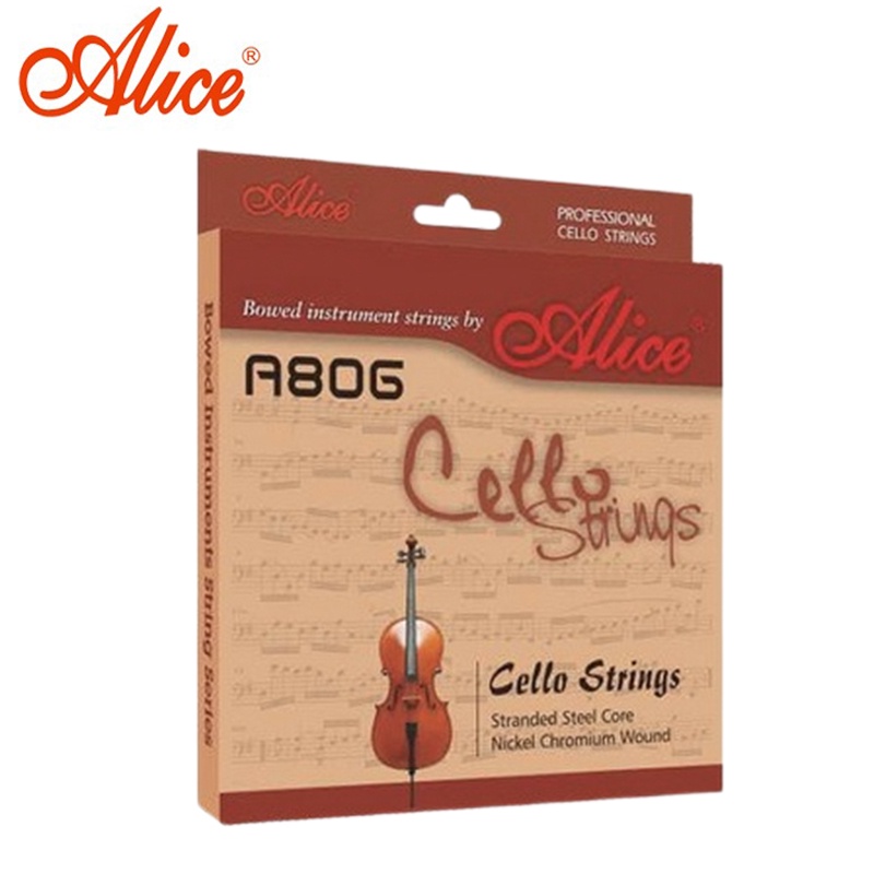 【台灣弦樂打擊樂器專賣店】全新 愛麗絲 Alice A806 Cello Strings 大提琴套弦 大提琴弦 琴弦 | 蝦皮購物