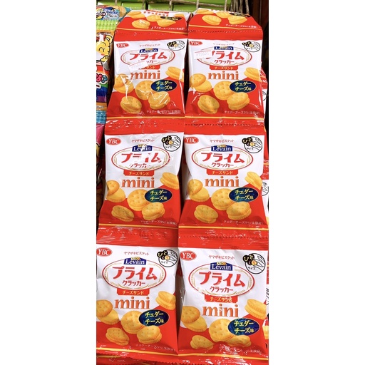 【亞菈小舖】日本零食 YBC 4連迷你起司風味夾心餅乾 64g【優】 | 蝦皮購物