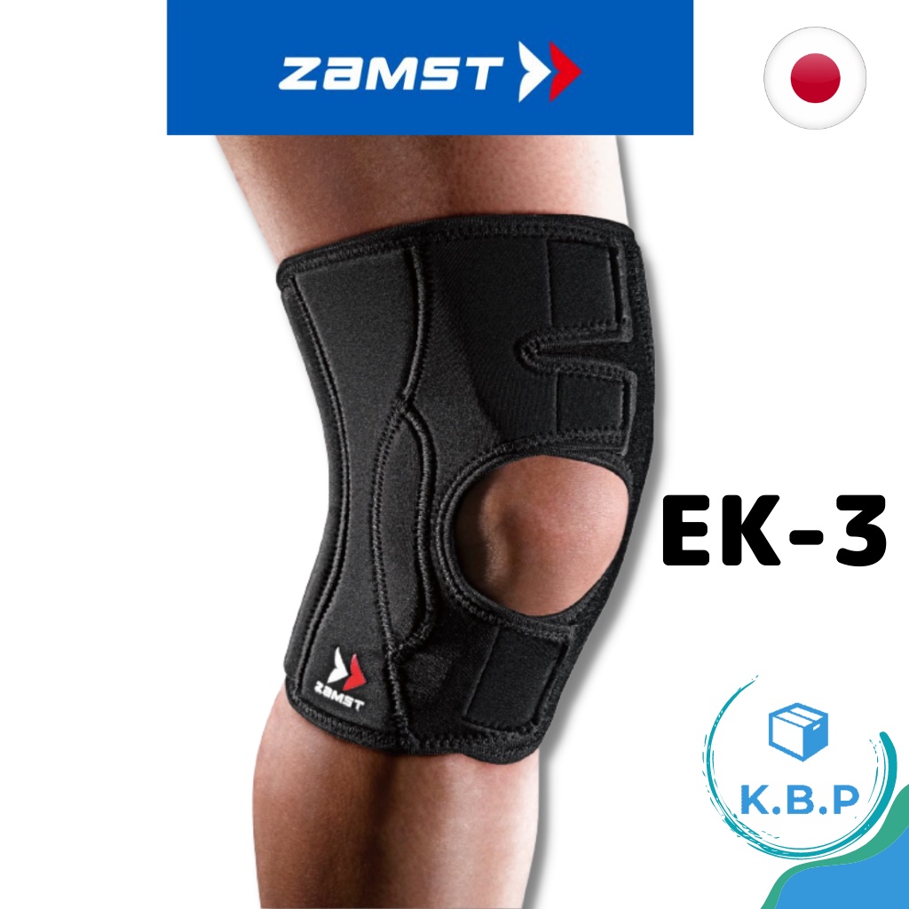 日本 ZAMST EK-3 輕盈膝護具 加強版 健行 羽球 登山 膝蓋護具 壓力 護膝套 | 蝦皮購物