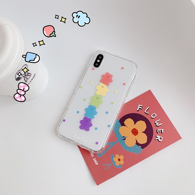 mapaie/「預購」韓系彩虹熊透明手機殼iPhone 6 7 8 9 10 11 12 13 14pro/max | 蝦皮購物