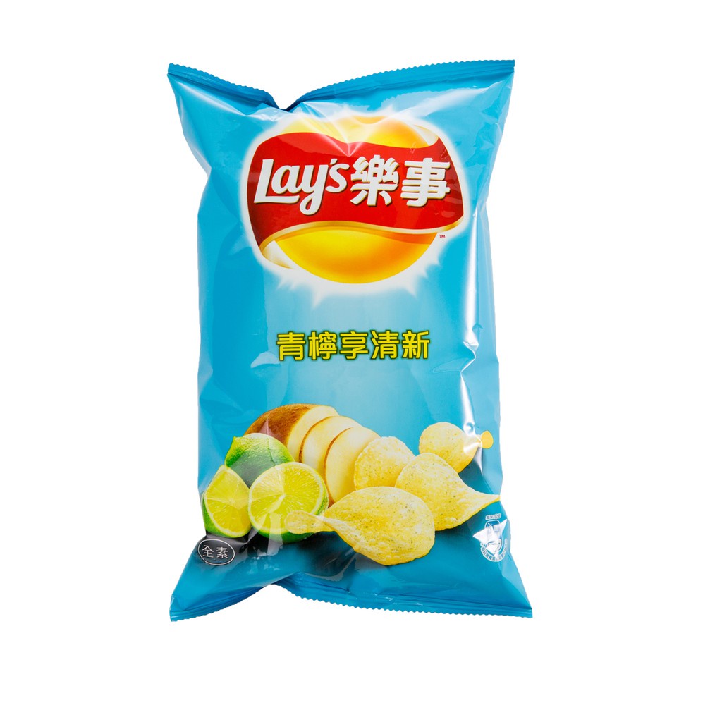 Lay s 樂事 青檸想清新口味洋芋片59.5g【康鄰超市】 | 蝦皮購物