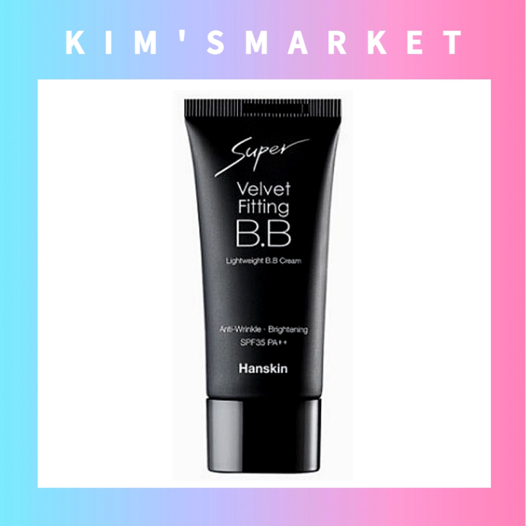 HANSKIN Super Velvet Fitting BB Cream (SPF35) 防曬bb霜 韓國化妝品 | 蝦皮購物