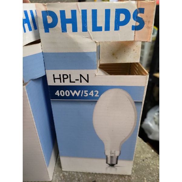 PHILIPS HPL-N 飛利浦 E40 200W 400W要安定器型水銀燈泡 | 蝦皮購物