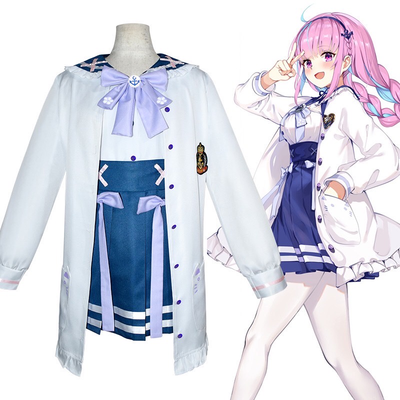 💖阿夸COS 💖 虛擬主播Cosplay/cos/Vtuber/Hololive cos 湊阿庫婭 cos服 | 蝦皮購物