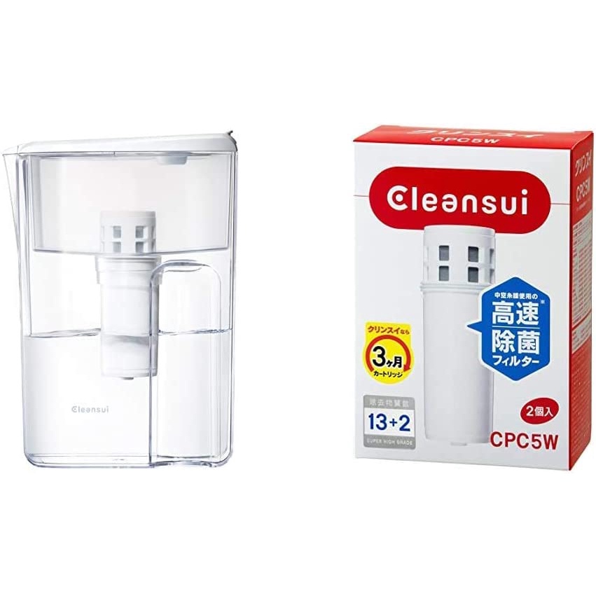 Mitsubishi Chemical Cleansui CP407-WT 濾水器，鍋型，白色，日本製造 | 蝦皮購物