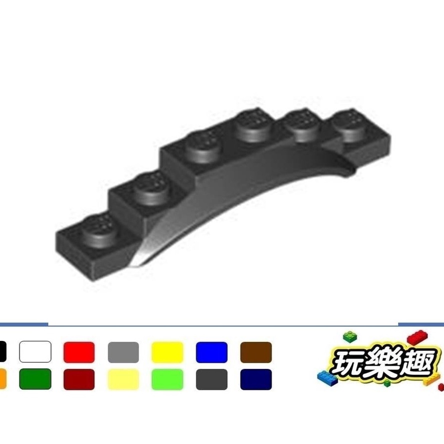 玩樂趣 LEGO樂高 62361 擋泥板 1 1/2 x 6 x 1 帶拱 二手零件 2H10F-E | 蝦皮購物