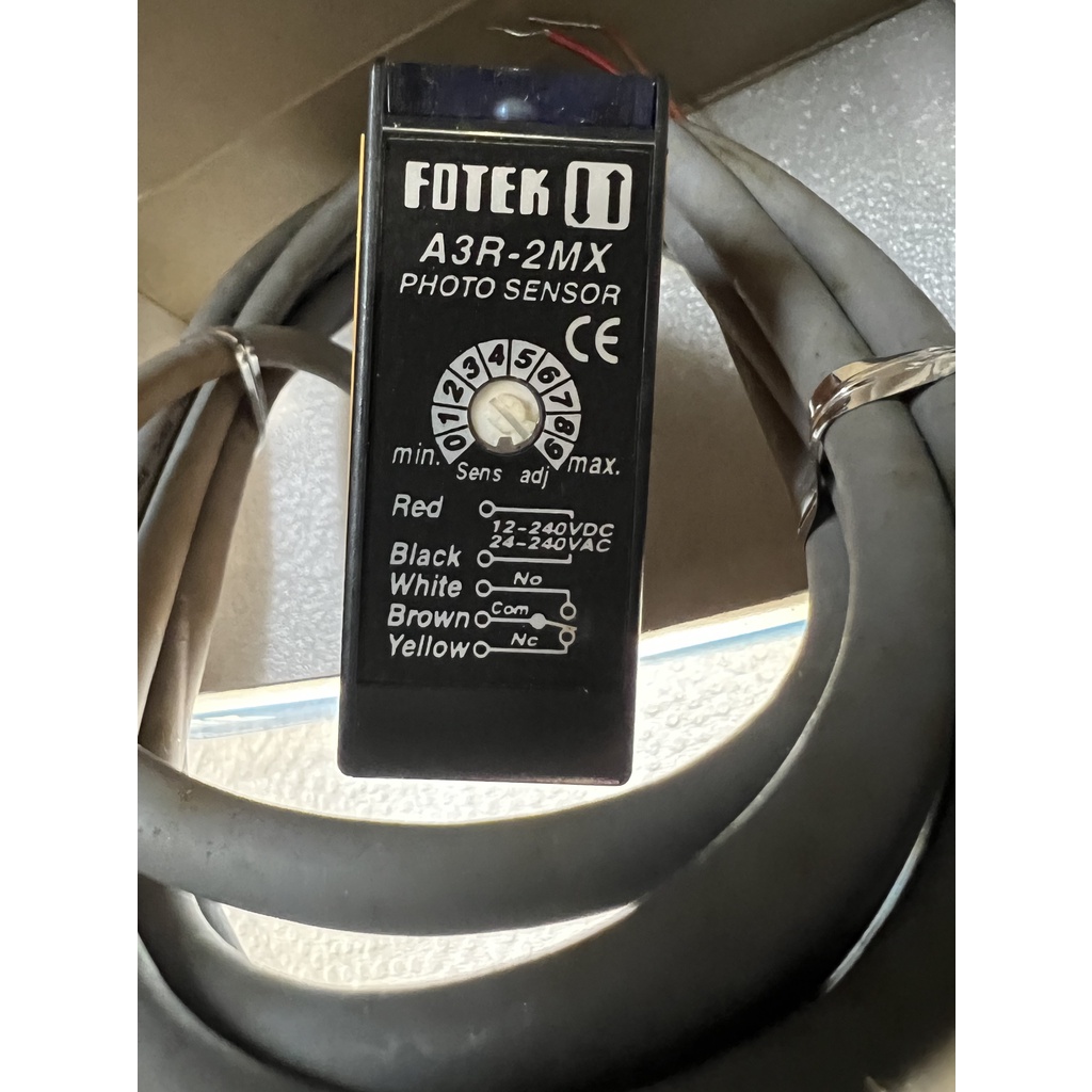 FOTEK 陽明 A3R-2MX 光電開關 直接反射型 自由電壓 傳感器 Relay 輸出 紅外線 LED 出線有裁剪過 | 蝦皮購物