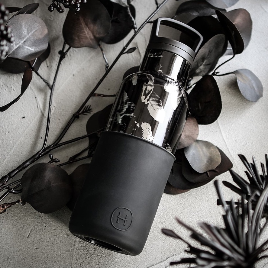 【2件9折】 美國 HYDY 時尚不銹鋼 保溫水瓶 黑花瓶 (油墨黑) 480ml 免運 | 蝦皮購物