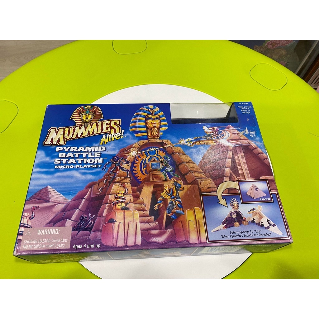 1997 Kenner Mummies Alive Pyramid Battle Station 萬能麥斯 | 蝦皮購物