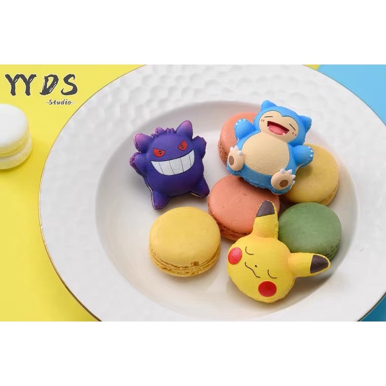 YYDS工作室甜品系列 寶可夢馬卡龍 卡比獸 耿鬼 皮卡丘 熱門GK《預訂》寶可夢GK模型 | 蝦皮購物