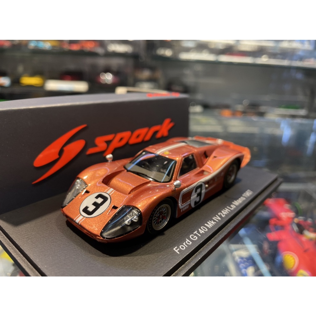 吉華科技@ 1/43 Spark S4543 FORD GT40 MK IV NO.3 24H LE MANS 1967 | 蝦皮購物