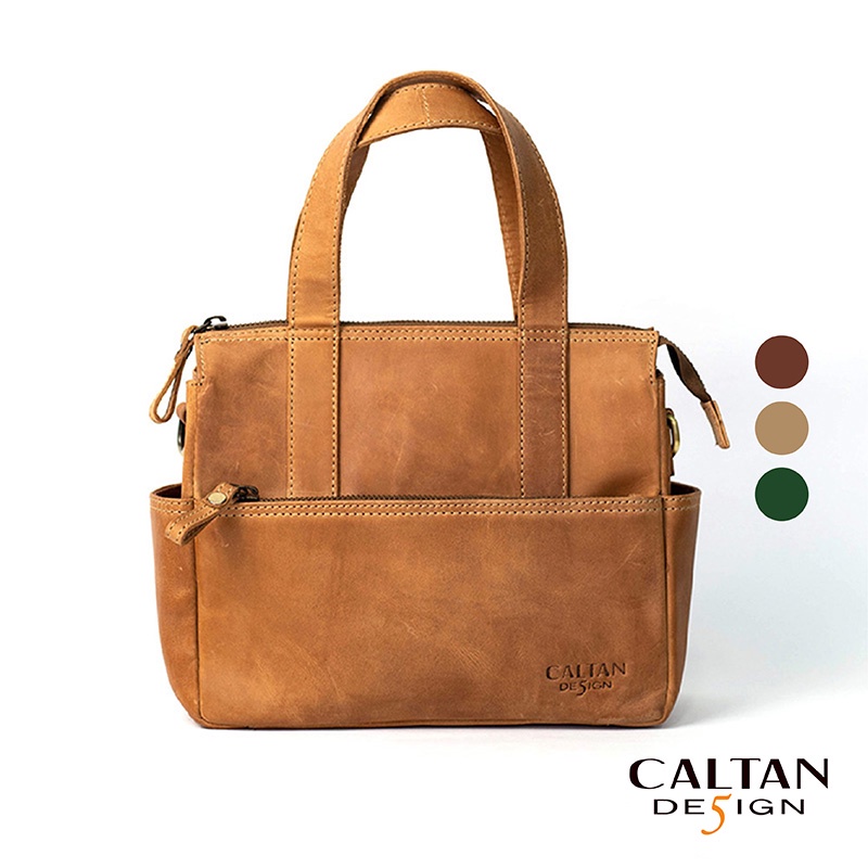 【CALTAN DESIGN】真皮/斜背包 | 真皮多夾層船型小托特包 5482_三色 | 蝦皮購物