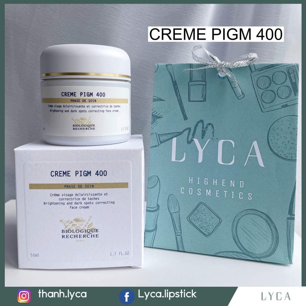 💚 [LYCA] 奶油皮膚霜 BR BIOLOGIQUE RECHERCHE CREME/SERUM PIGM 400 | 蝦皮購物