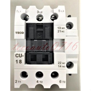 【公司貨 保固一年 附發票】TECO 東元電機 CU-18 / CU18 / CN-18 電磁接觸器/電磁開關 | 蝦皮購物