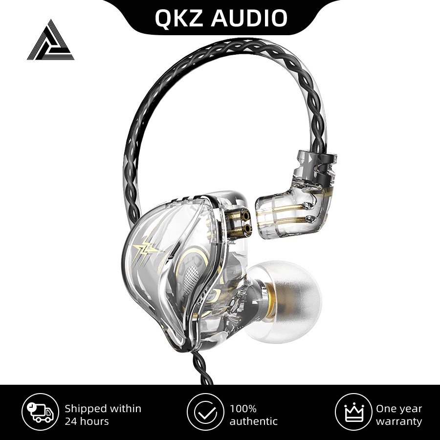 Qkz ZXT 銅驅動器 HiFi 有線耳機運動跑步耳機低音立體聲耳機音樂耳塞 | 蝦皮購物