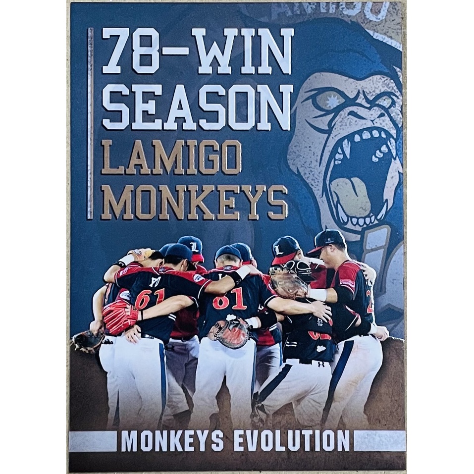 LAMIGO 桃猿 2019 中華職棒30年 桃猿進化論 #ME03 單季78勝 2020年發行 | 蝦皮購物